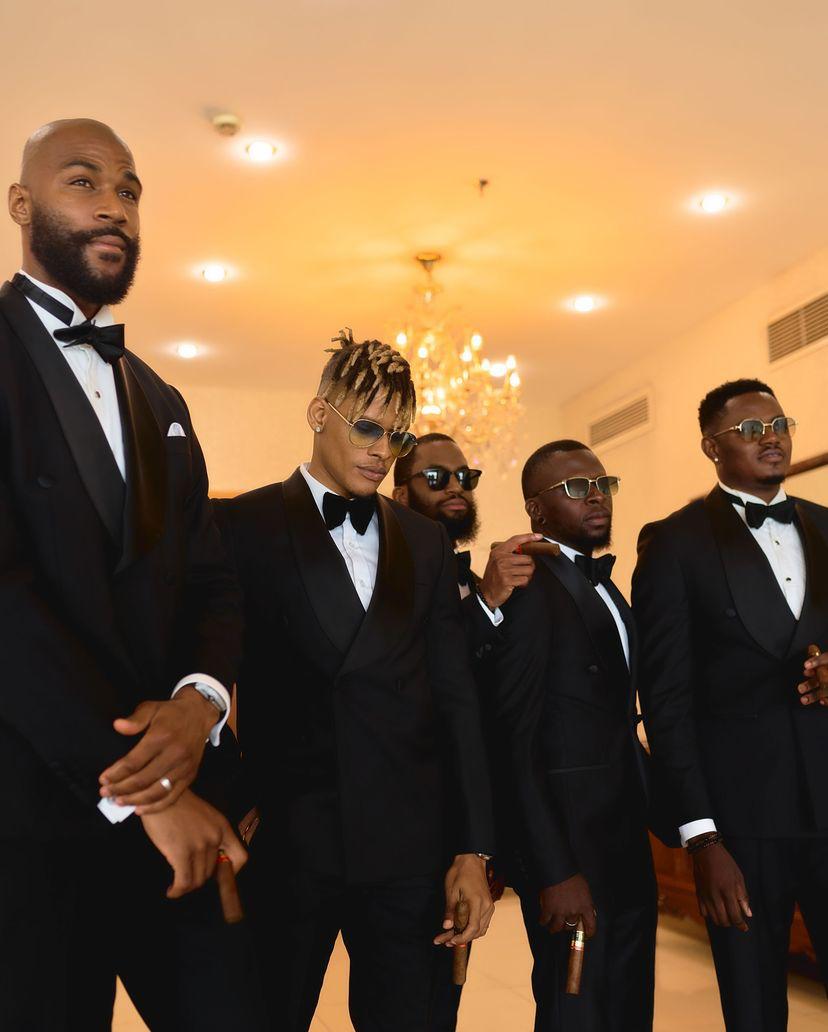 Photos And Videos From The Wedding Of BBNaija Star, Sir Dee And His Woman, Chloe